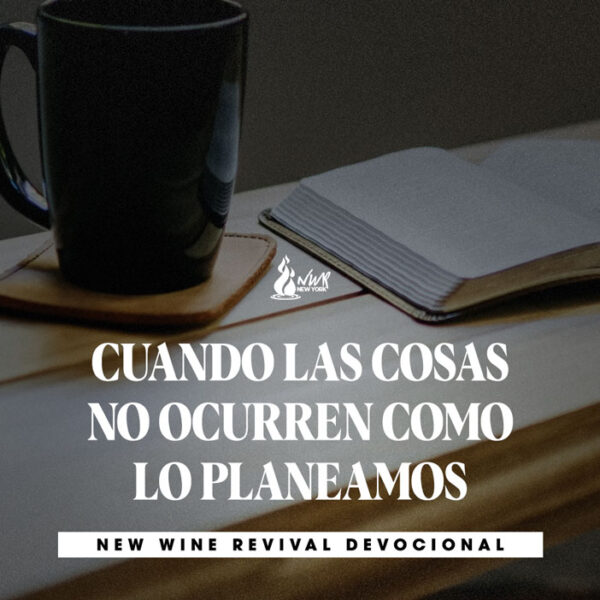 CUANDO LAS COSAS NO OCURREN COMO LO PLANEAMOS – New Wine Revival ...